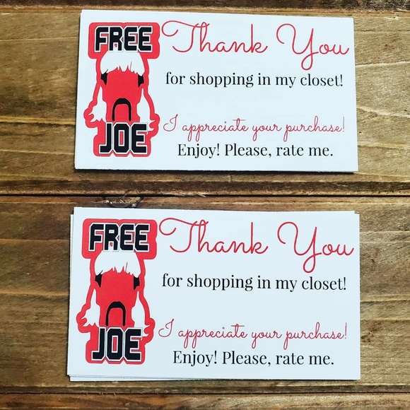 Office | Thank You Cards Business Card Size3x2 Inch Cards | Poshmark